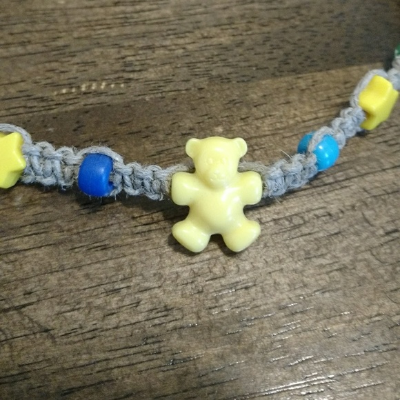 Handmade | Jewelry | New Teddy Bear Macrame Necklace | Poshmark